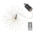 120ct. Warm White LED Silver String Lights Starburst by Ashland ...