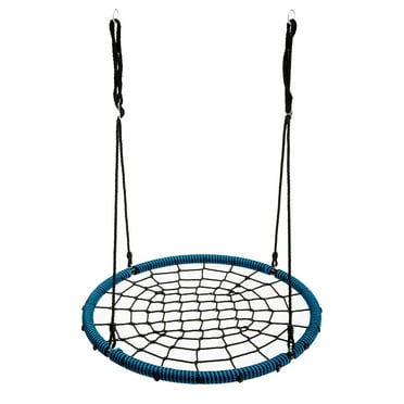 "ZENSTYLE 48"" Big Round Web Tree Swing - Giant 71"" Adjustable ...