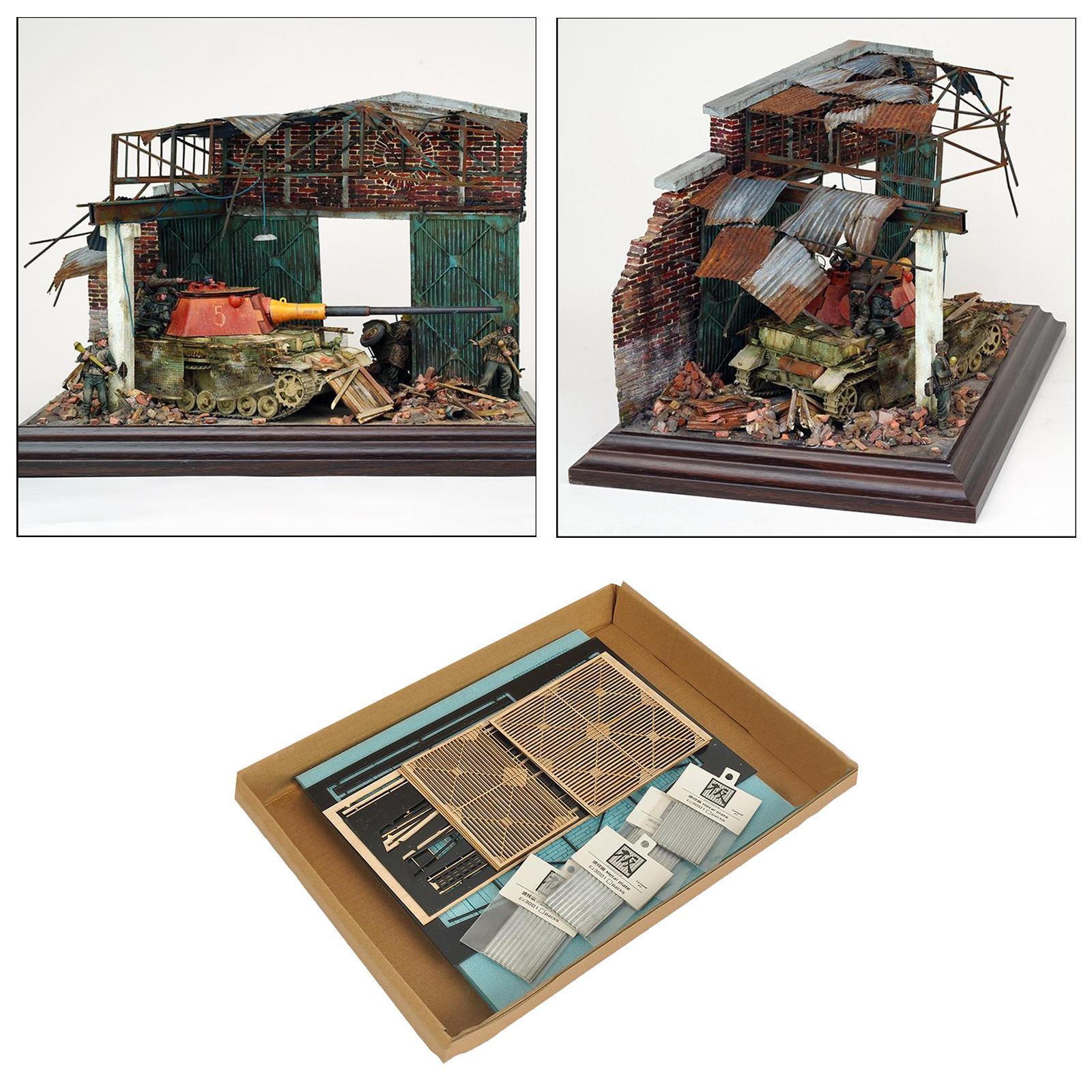 Handmade DIY Dioramas Building Model Kits,Wood Ruins ,1:35 Architecture ...