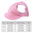 7 Inch Dog Baseball Cap Pet Hats with Big Ear Holes - Comfortable Pet ...