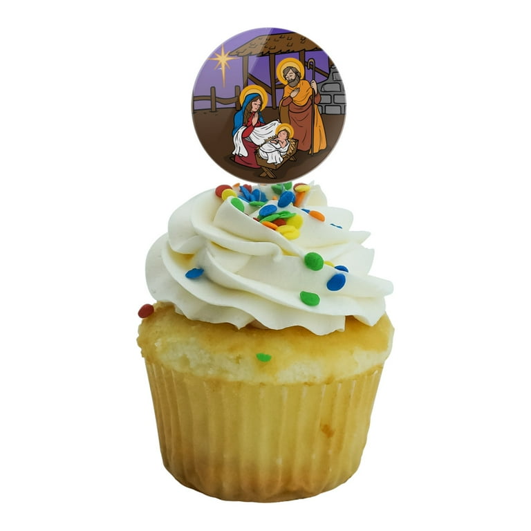 Jesus Cupcake Toppers