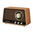 Sangean Retro-Style AM/FM Bluetooth Wooden Tabletop Radio, WR-55 ...