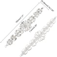 1Box 1Pc Shiny Flower Rhinestone Trim Flexible Sewing Crafts Bridal ...