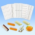Multi Cavity Reusable Long Waved Shape Silicone Molds For Homemades ...