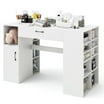 South Shore Portable Crea Sewing Craft Table with Storage Drawers on ...