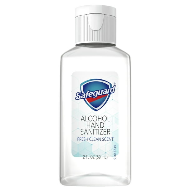Safeguard Alcohol Hand Sanitizer, Fresh Clean Scent, 2 oz - Walmart.com