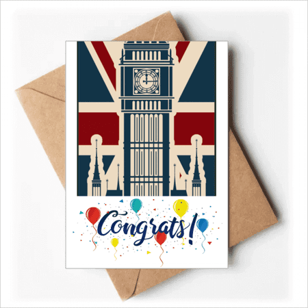 London Big Ben Union Jack United Kingdom UK Wedding Cards ...