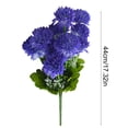 10 Heads Artificial Chrysanthemum Stems, Flexible Adjustable Stalks ...