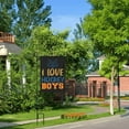 28x40 I Love Hockey Boys Garden Flag Double Sided Yard Banner Gift ...