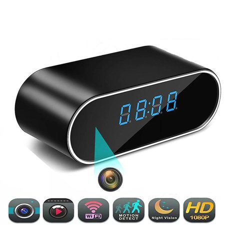 4k Hd Clock Camera Wireless Wifi Micro Cam Ir Night View Alarm ...