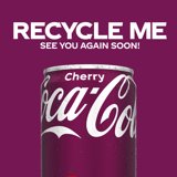 Coca-Cola Cherry Mini Soda Pop Soft Drink, 7.5 fl oz, 6 Pack Cans ...