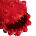 Dogzilla Durable Rubber Dog Treat Ball Toy, Red , Small - Walmart.com