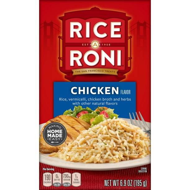 Rice-A- Roni Chicken, 6.9 oz Box - Walmart.com - Walmart.com