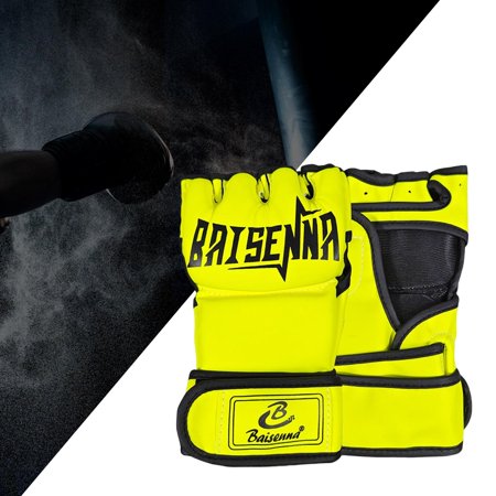 Mma Gloves, Half Finger Fighting Gloves Hand Protector Guard Men Woman ...