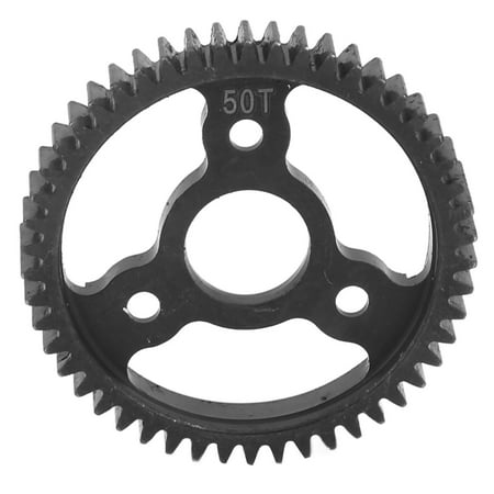 RC Steel Main Gear, 50T Lightweight Harden Steel Spur Main Gear Black ...