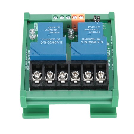 Switch Relay Module, Relay Timer Module 30A Load Current 2 Channel 30A ...