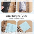 200 Pcs Binder Refill Sheet Converter Stickers, Clear Self-Adhesive ...