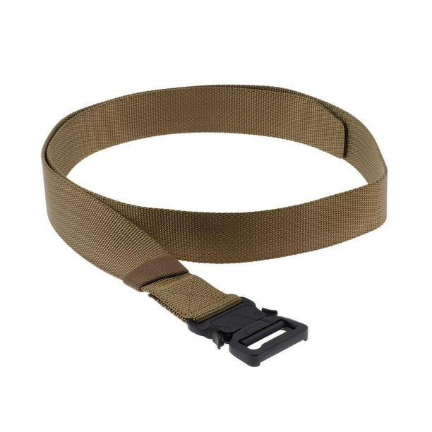 Men Boys, Nylon Breathable Tacticl Men Waist Belt With Alloy Buckle ...