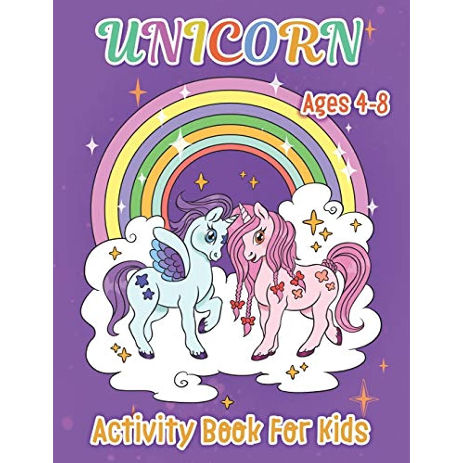Unicorn Activity Book for Kids: Hidden Pictures, Word Search, Find the ...