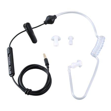 Single Stereo Secret Service Air Tube 3.5mm Anti Radiation Mobile Phone ...