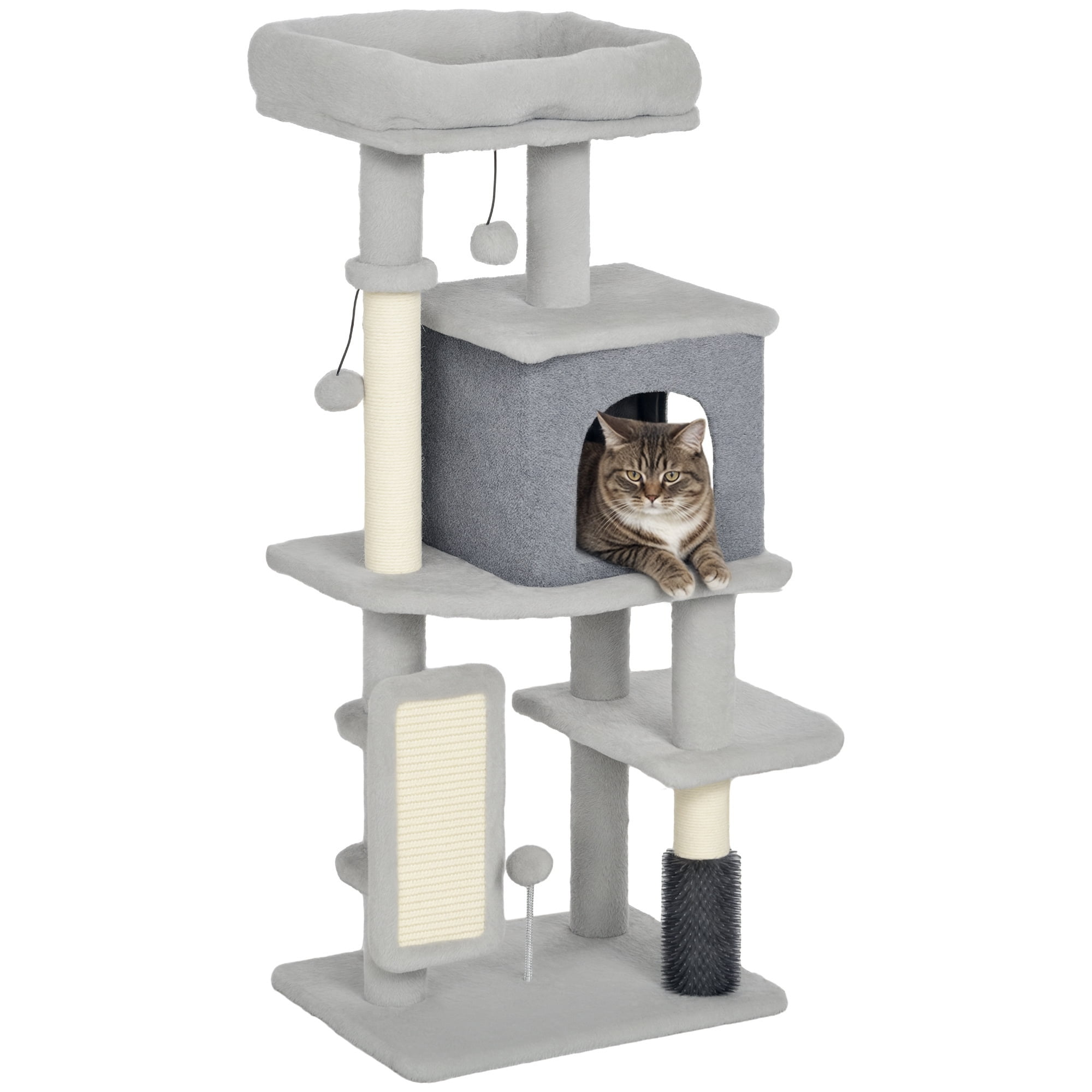Click here for Pawhut 41 Inch Cat Tree With Scratching Posts  Cat... prices