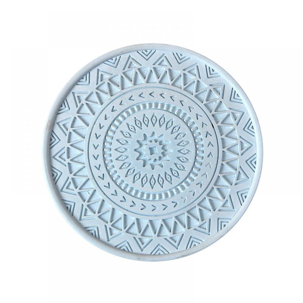 Absorbent Drink Coasters Pad Colourful Diatomite Round Cup Mat Heat ...