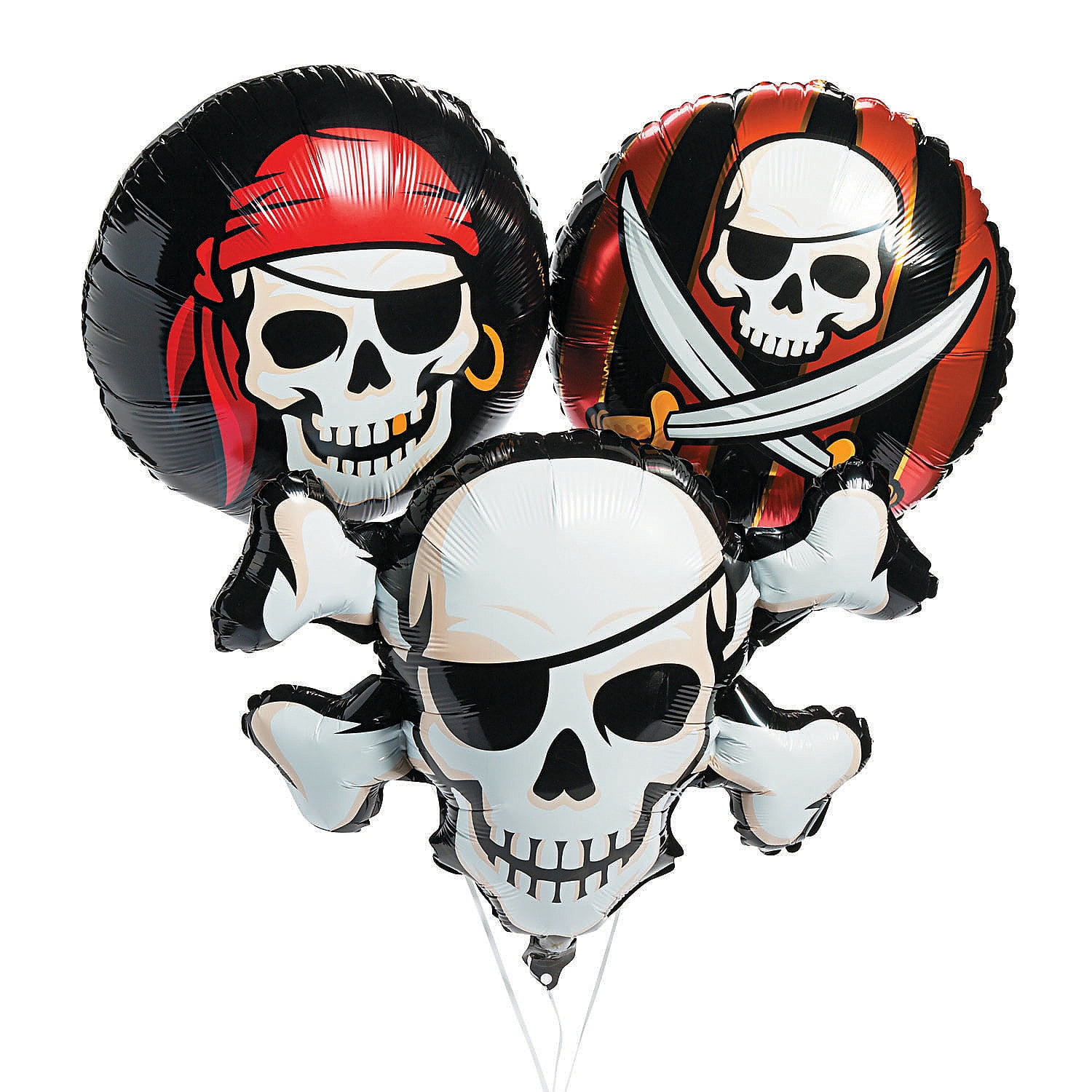 Pirate Mylar Balloon Set - Party Decor - 3 Pieces - Walmart.com