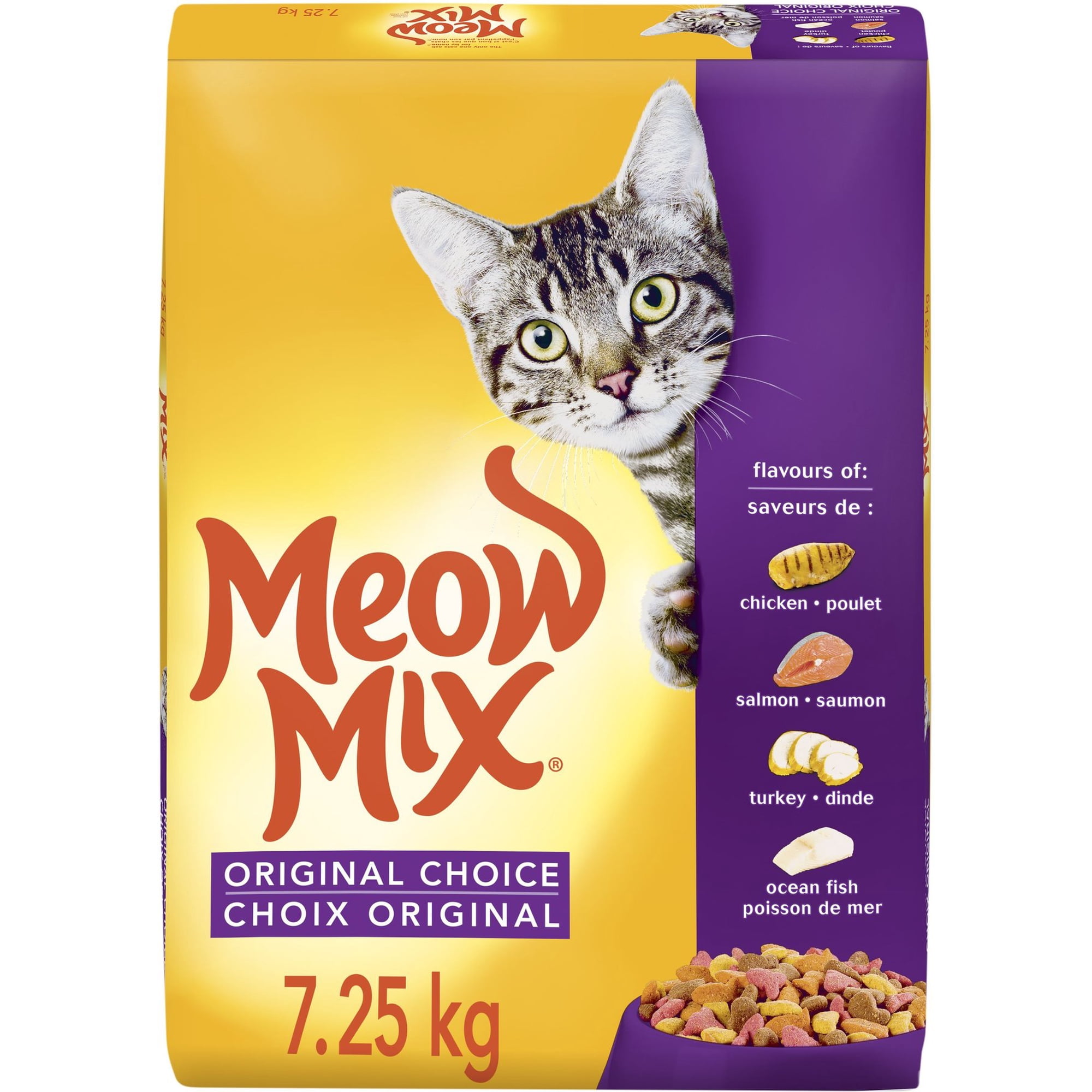Click here for Meow Mix Original Choice Dry Cat Food  7.25-Kg Bag prices