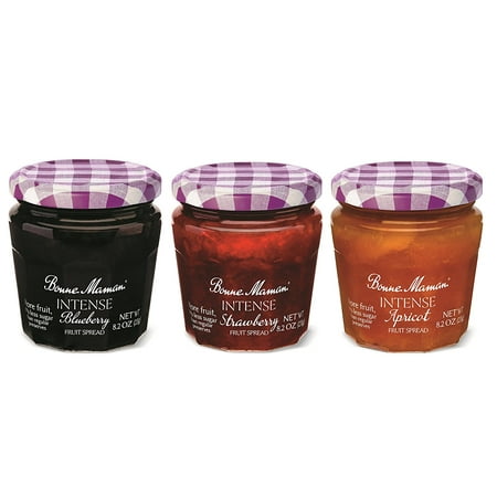 Bonne Maman Intense Fruit Spread Strawberry, Blueberry, Apricot Variety ...