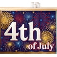 4th of July Small Cabinet Curtains 10"W x 11"L, Independence Day Red ...
