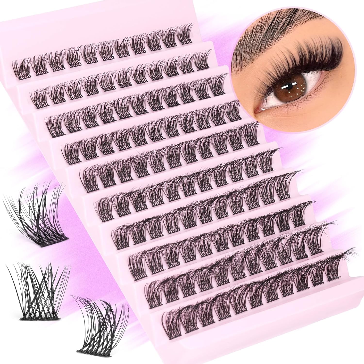 Click here for Hshdldf Lash Clusters Eyelash Extension 110pcs Las... prices