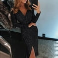 Wngert Prom Dress Prom Dresses For Women 2024 Women Sexy Deep V Sequins
