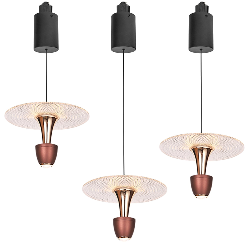 FSLiving 7W Adjustable LED Track Pendnat Light H-Type Retractable Lift ...