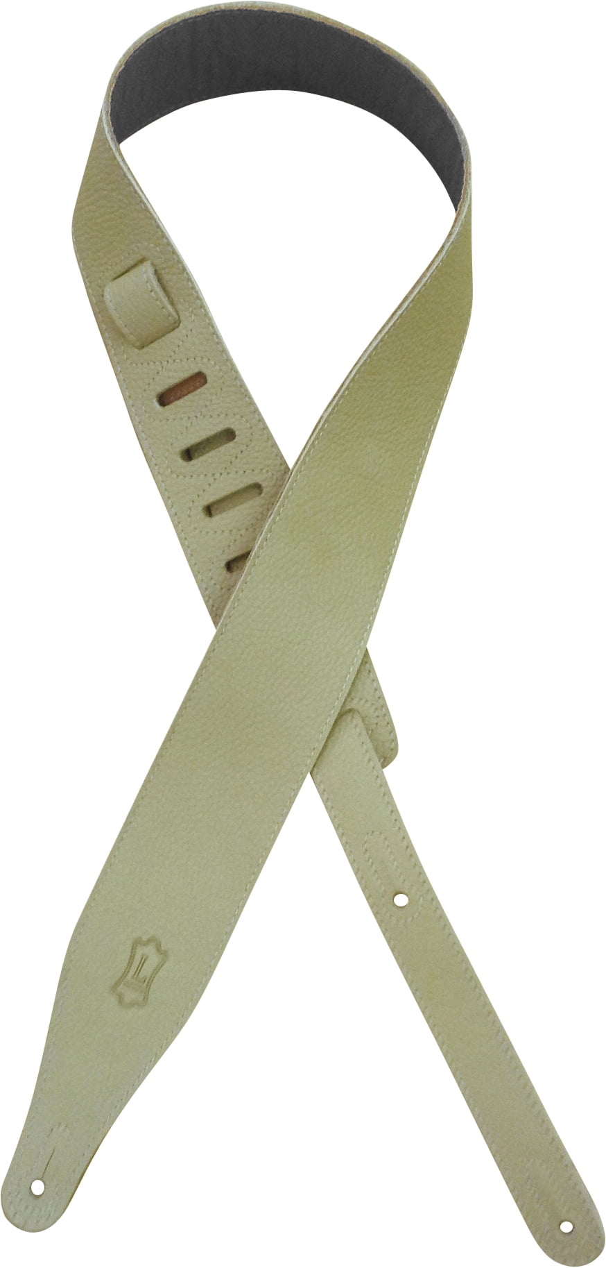 Levy's M17BL-BUF 2 1/2" Texas Steer Hide Pebbled Guitar Strap, Buff ...