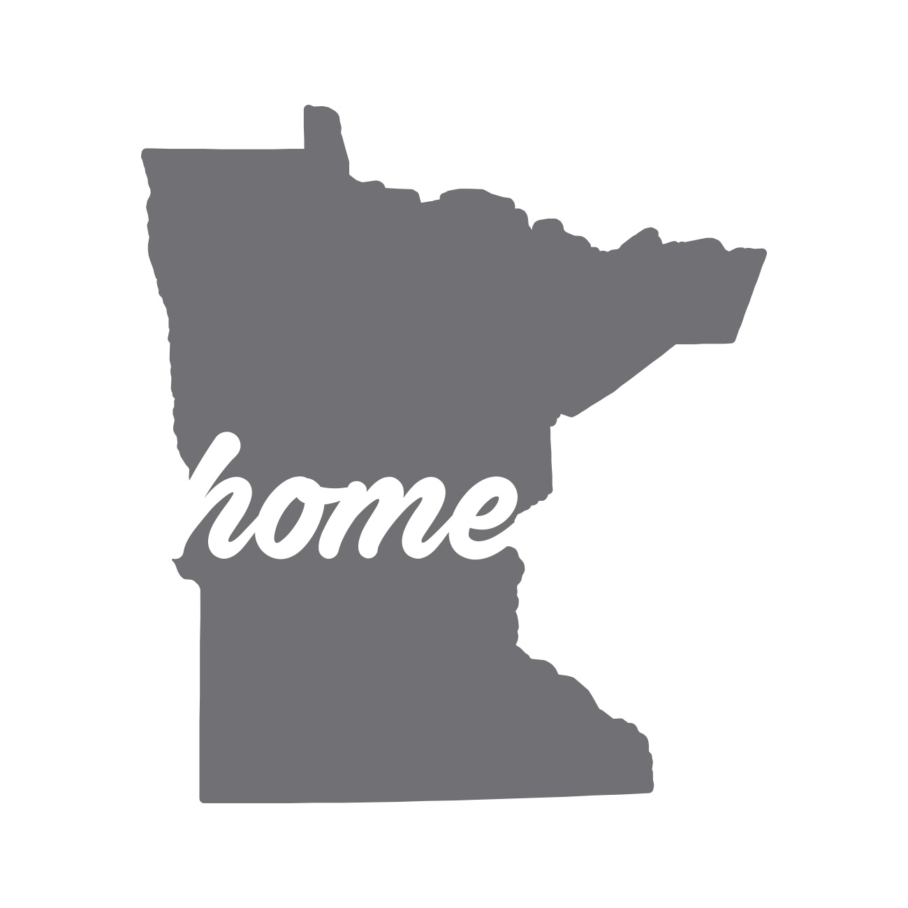Minnesota Home Sticker Decal Die Cut - Self Adhesive Vinyl ...