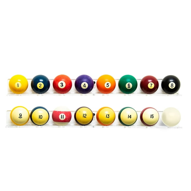 Better Display Cases Acrylic Pool Balls Holder, Shelf or Wall Mount ...