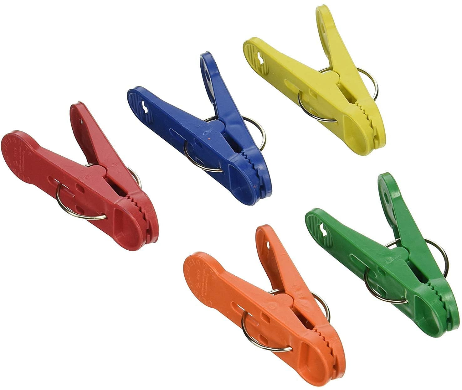 PMU Clip-n-Weight Primary Colors 8-Gram Plastic Balloon Weights Pkg/100 ...