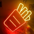 SIGNSHIP French Fries Shaped LED Neon Light Signs USB Power for Bedroom ...