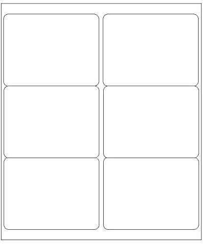 Buy Premium Label Supply White Sticker FBA Labels – 4 x 3.33 – Laser ...