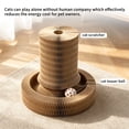 ENTU Multifunctional Cat Scratch Pole Retractable Corrugated Design ...