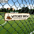 2D Flat, 1pc Witches' Brew Metal Wall Sign - Vintage Witch's Kitchen ...