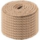 ZEONHAK 1/2 Inch Burlap Jute Twine Rope, Extra Thick Twisted Manila ...
