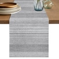 Abstract Gray Table Runner 16x72 Inch Rustic Farmhouse Minimalist Grey ...