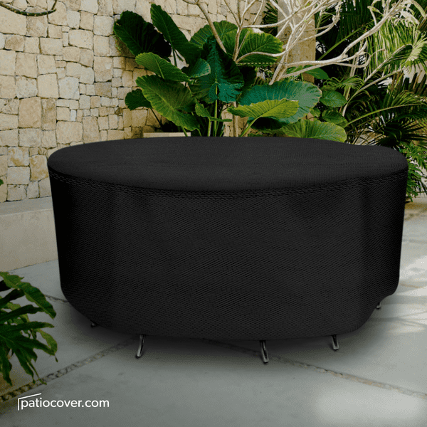 Patio Small Waterproof Round Table & Chair Cover - Outdoor Patio Table ...