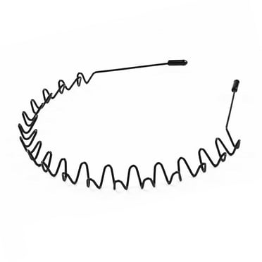 6 Pieces Metal Headbands Wavy Hairband Spring Hair Hoop Sports Fashion ...
