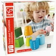 Hape Toddlers Original 8 Piece Twist and Turnables Wooden Toy Building ...