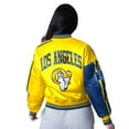 Women's Starter Royal/Gold Los Angeles Rams Zone Blitz Cropped Full ...