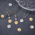 16Pcs 2 Colors 201 Stainless Steel Pendants Laser Cut Pendants Dog Paw ...