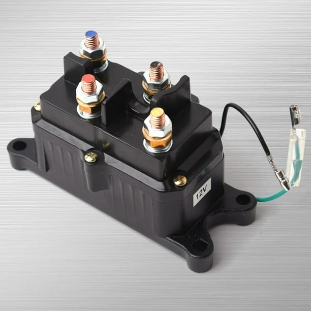 Peggybuy 12V 250A Winch Control Relay 2000-3000LB ATV Electromagnetic ...
