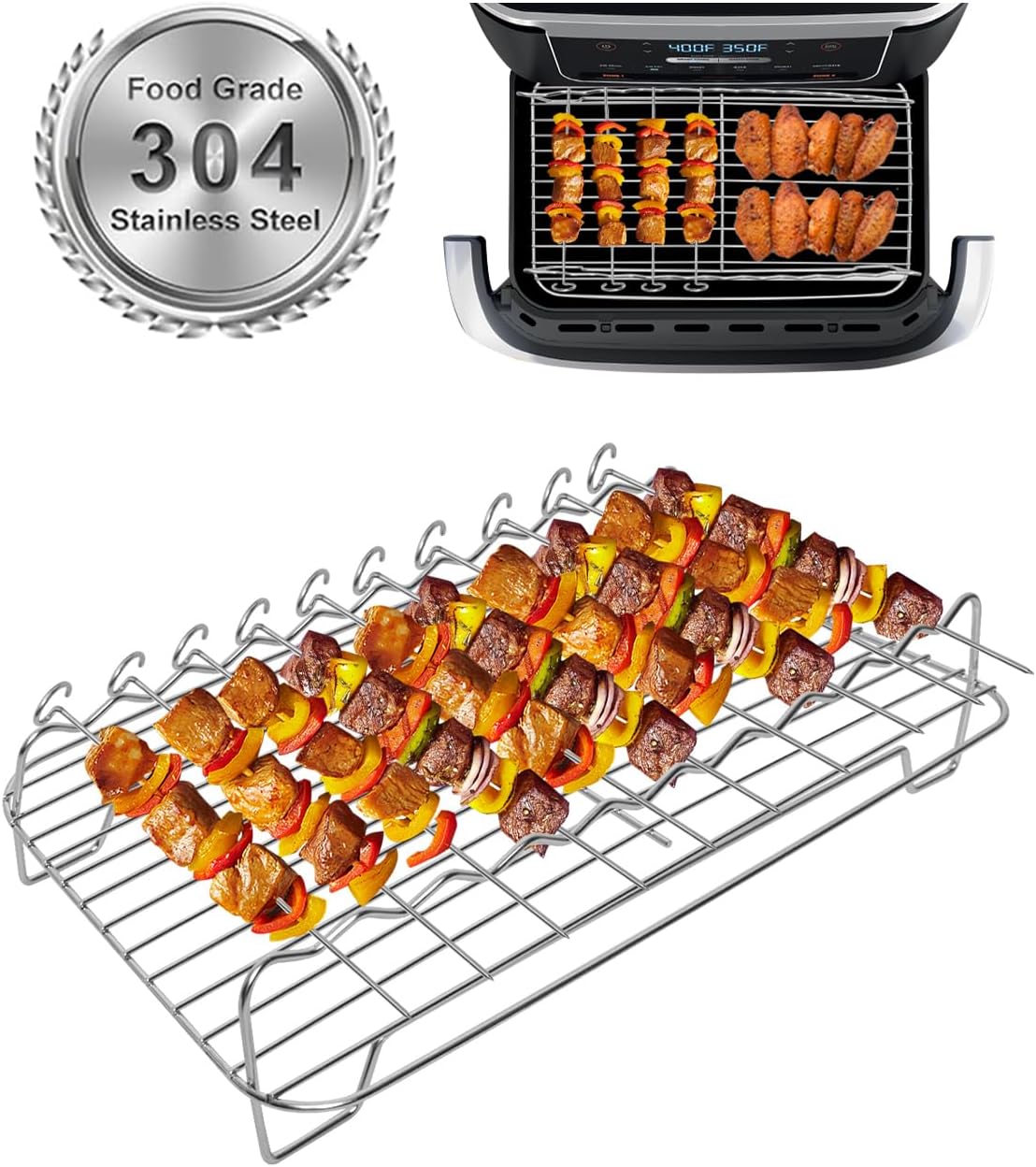 Air Fryer Basket for Ninja DZ071/DZ071C Foodi 7-Qt MegaZone Airfryer ...